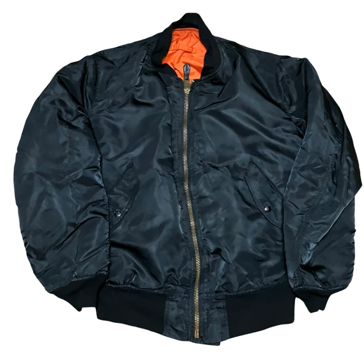 【やや傷や汚れあり】80s アルファ MA-1 フライトジャケット USA製 L Tall サイズ 黒 ブラック ビンテージ 90sの落札情報詳細 - Yahoo!オークション落札価格検索 ...