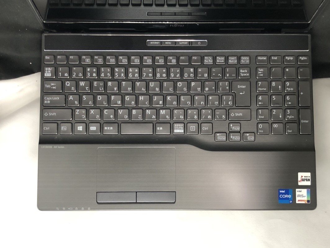 【やや傷や汚れあり】【富士通】LIFEBOOK AH53/E3 Core i7-1165G7 メモリ8GB SSD512GB NVMe ...