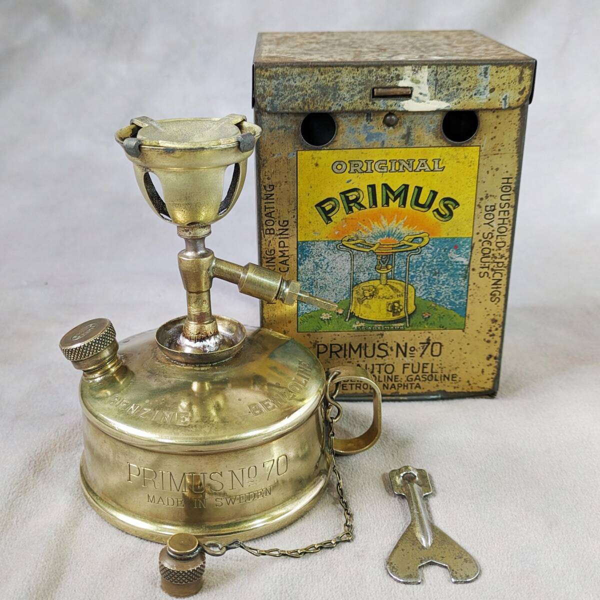 【傷や汚れあり】 現品限り 初期型 PRIMUS NO.71 プリムス 70 1930年代 キャンプ ストーブ ガソリン（検 RADIUS OPTIMAS SVEA メンテナンス済み♪ の落札 ...