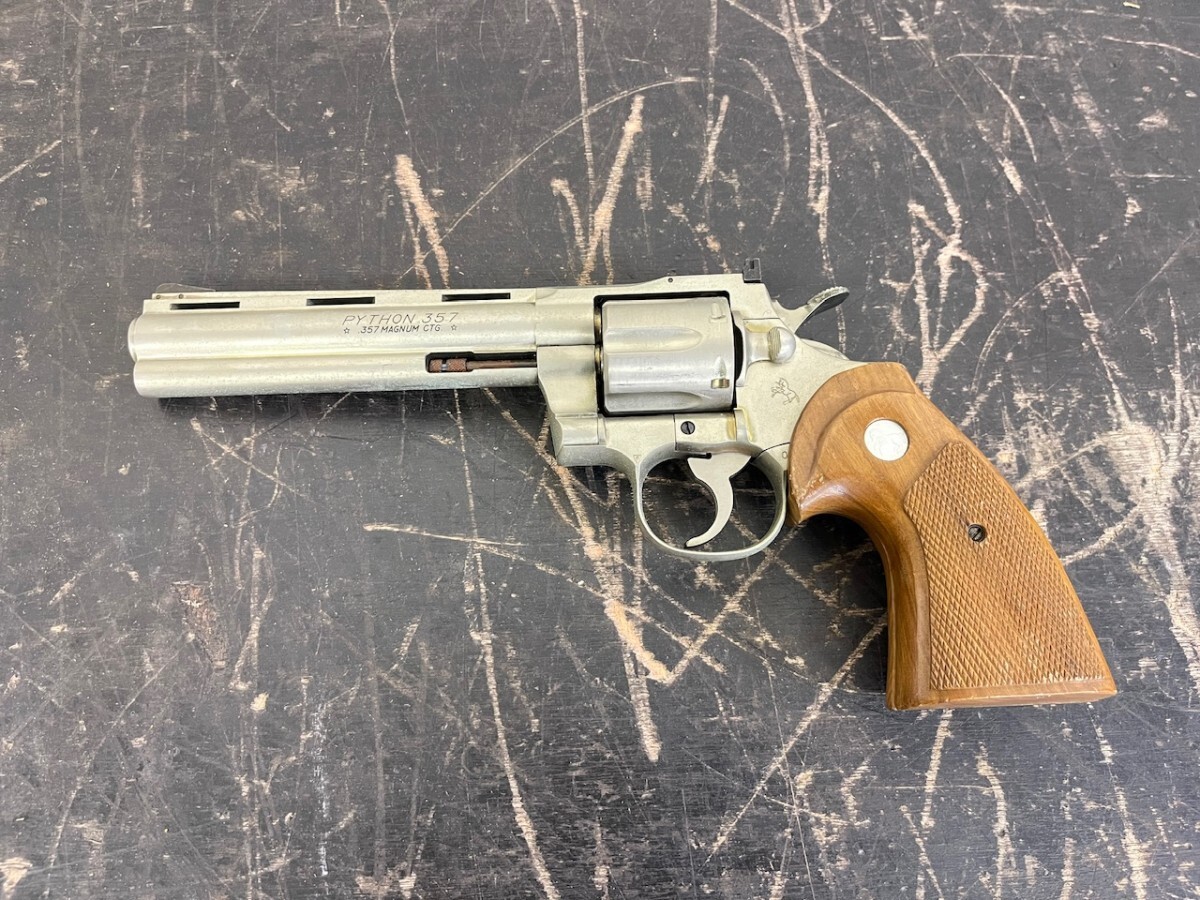 【やや傷や汚れあり】HARTFORD モデルガン PYTHON 357 MAGNUM CTG SMG 刻印有 パイソン ジャンクの落札情報詳細 ...