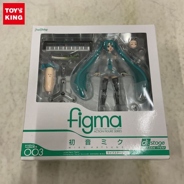 【未使用に近い】1円〜 未開封 figma 003 初音ミク ライブステージver.の落札情報詳細 - Yahoo!オークション落札価格検索 ...
