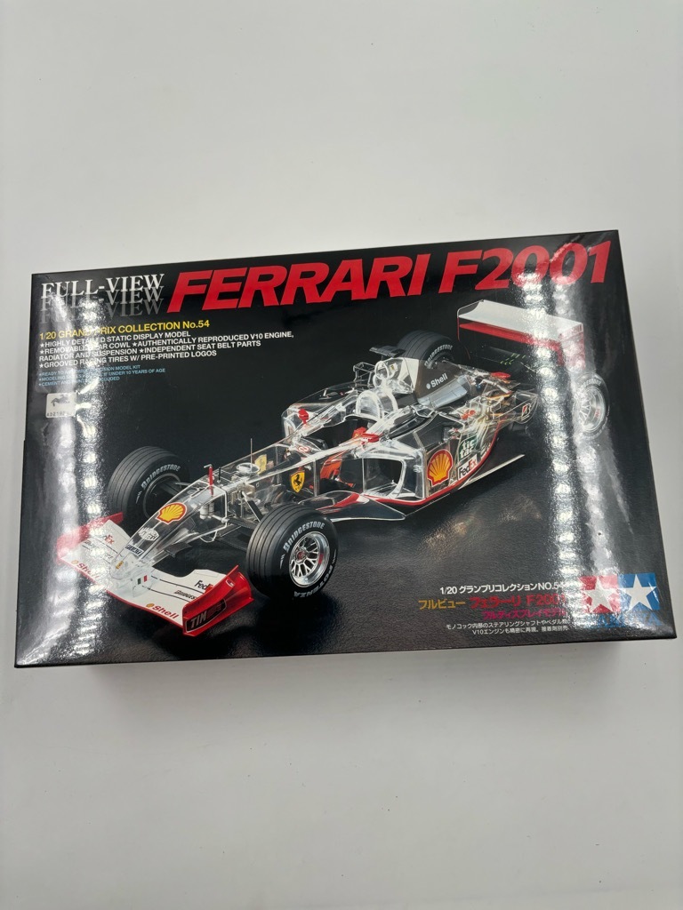 【未使用】b-d310★未組立 TAMIYA/タミヤ TAMIYA タミヤ 1/20 グランプリコレクションNO.54 フルビュー フェラーリ F2001 プラモデルの落札情報詳細 ...