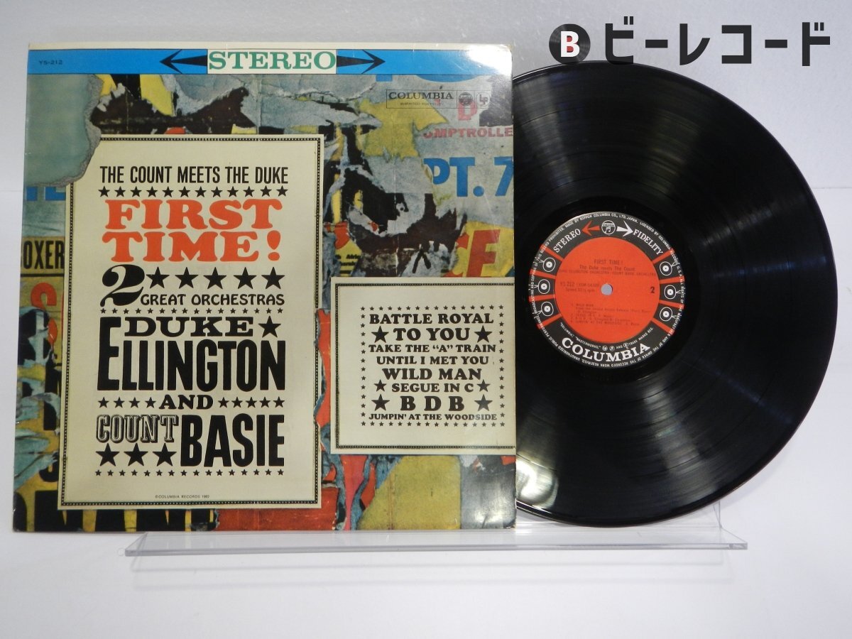 【やや傷や汚れあり】Duke Ellington「First Time! The Count Meets The Duke」LP（12インチ ...