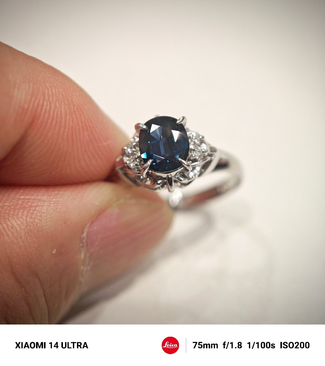 【未使用に近い】F4094 売り切り！ブルーサファイア0.97ct ナチュラル絶品ダイヤモンド 最高級Pt900無垢リング ＃13 4.28G 8.79mmの落札情報詳細 - Yahoo ...