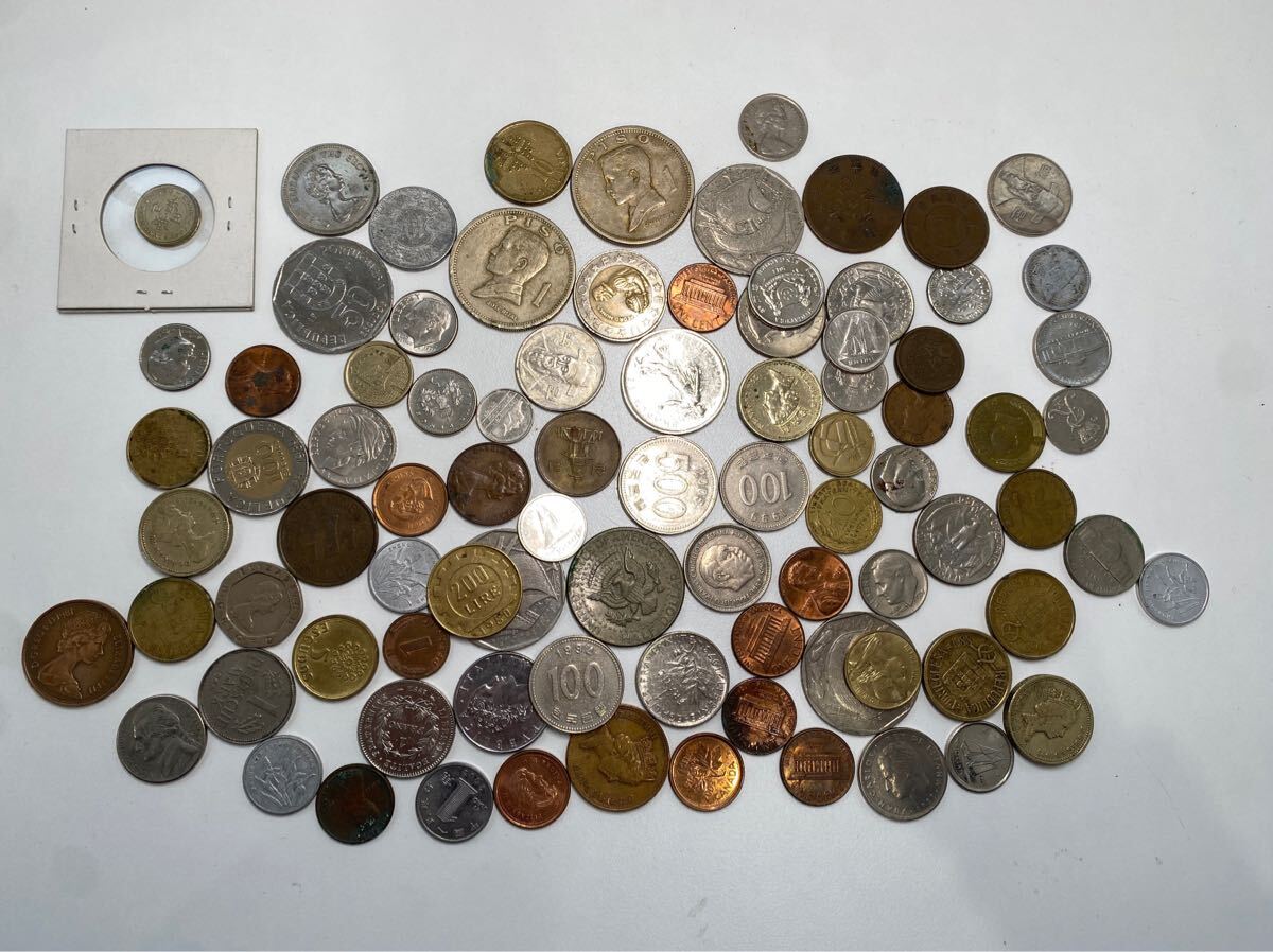 【やや傷や汚れあり】外国銭 コイン アメリカ ドル セント 貨幣 硬貨 古銭 海外 アンティークリバディコイン他 約430gの落札情報詳細 - Yahoo!オークション落札価格検索 オークフリー