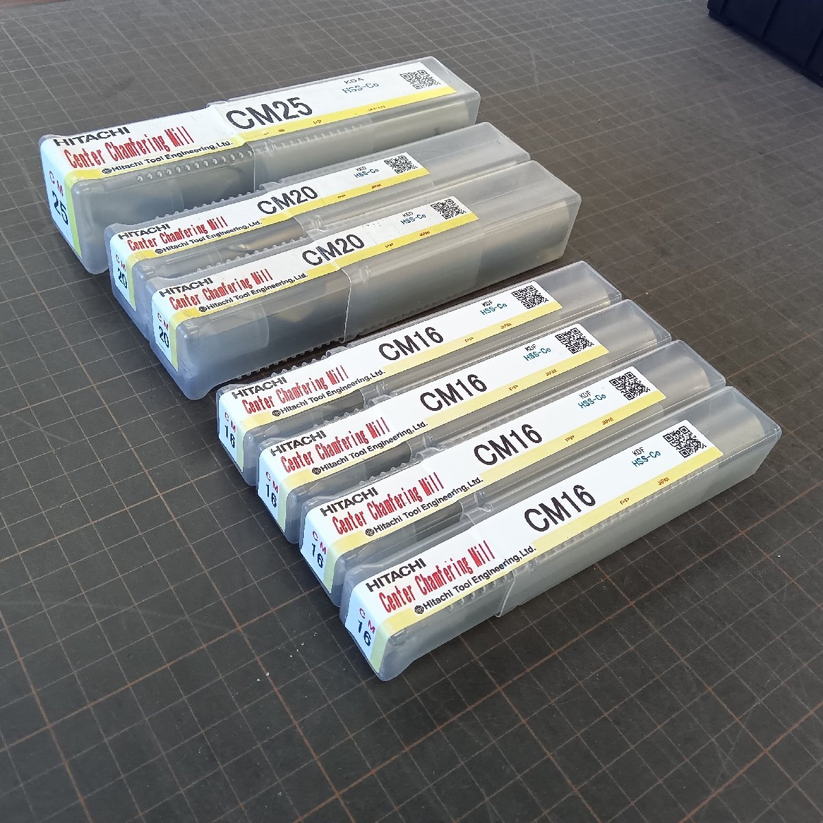 【未使用】【w394】HITACHI 日立ツール CM16, CM20, CM25 センタ面取り用 エンドミル 保管品の落札情報詳細 ...