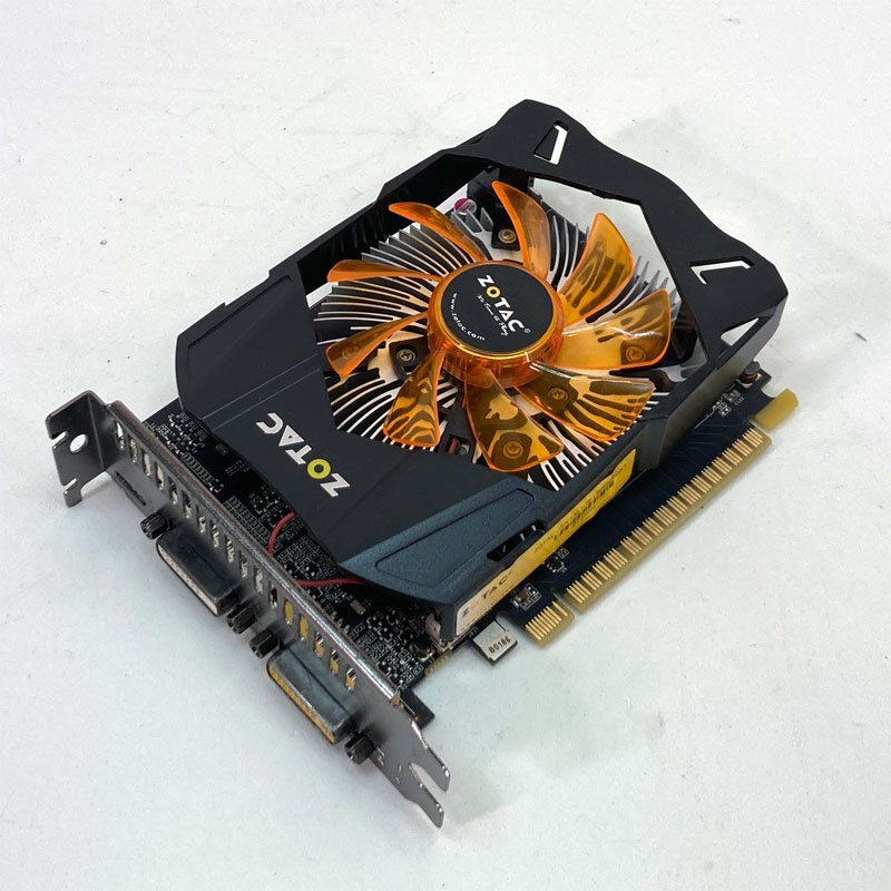 【やや傷や汚れあり】中古グラフィックカード 表示確認済 Vista～Win11 LINUX ★ ZOTAC NVIDIA GeForce GTX 650 GDDR5 1024MB 128bit ...