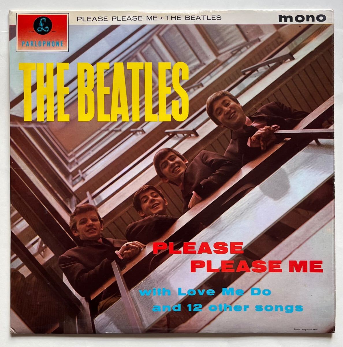 【やや傷や汚れあり】【UK盤】The Beatles / Please Please Me Mono Black Yellow Label ...
