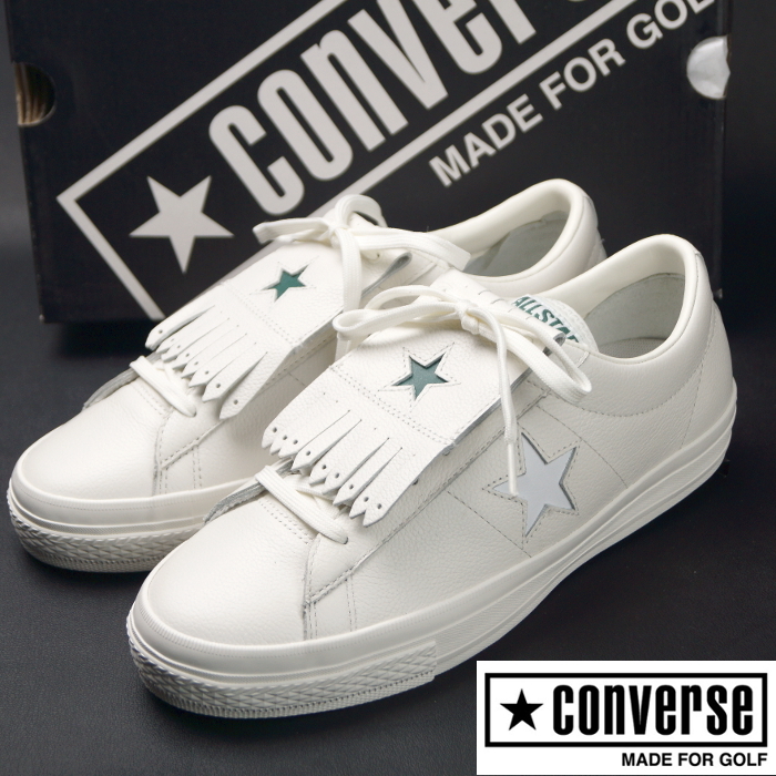【中古】希少! 日本製 CONVERSE ONE STAR HI レザー 白 US8.5 / コンバース ワンスター ハイカット レザーの落札 ...