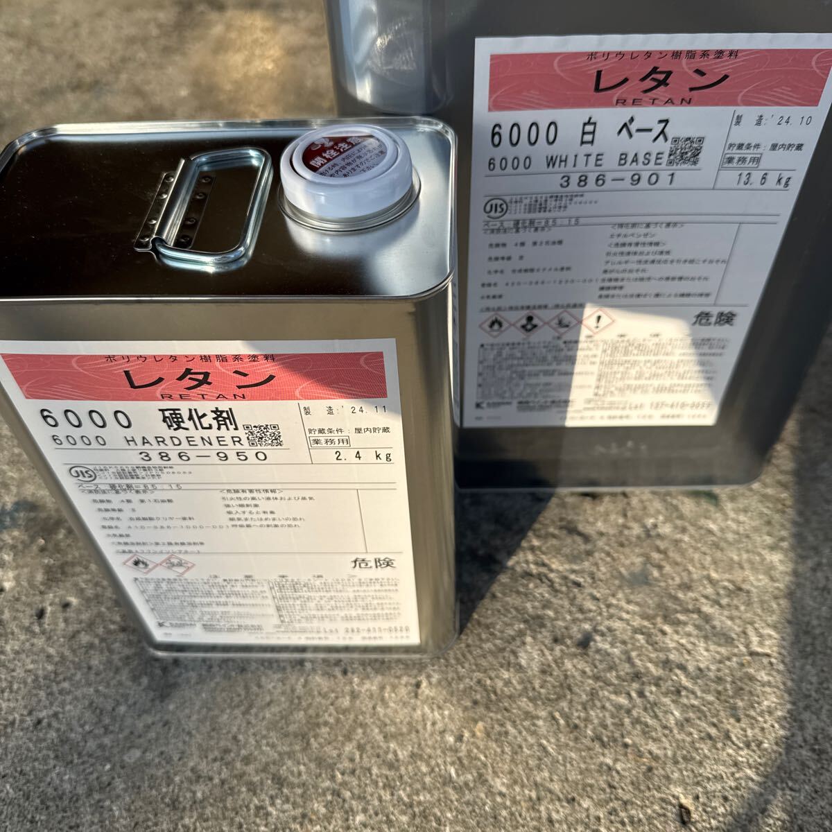 【未使用】関西ペイントマリン レタン6000 白 16kg 硬化剤セットの落札情報詳細 - Yahoo!オークション落札価格検索 オークフリー