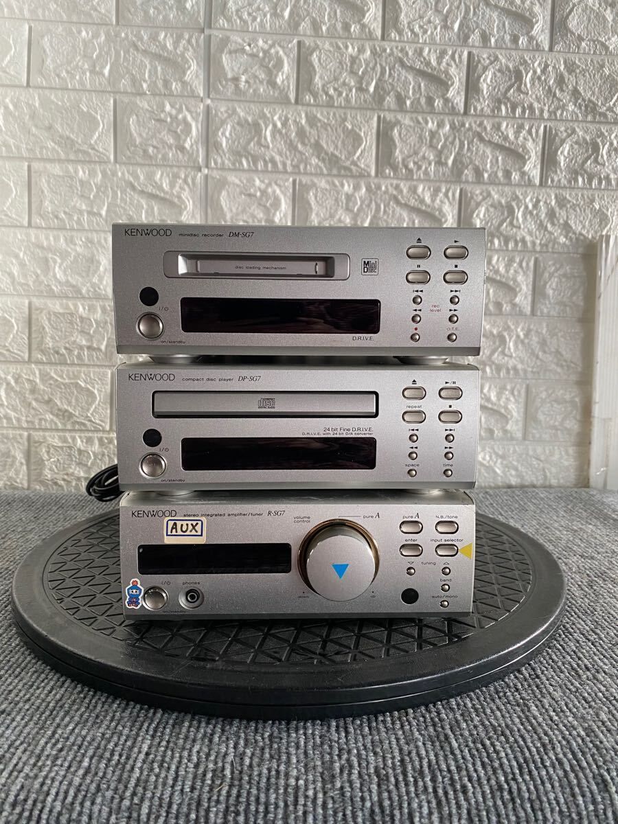 【やや傷や汚れあり】KENWOOD ケンウッド R-SG7 DM-SG7 DP-SG7 システムコンポ 通電確認のみの落札情報詳細 - Yahoo!オークション落札価格検索 オークフリー
