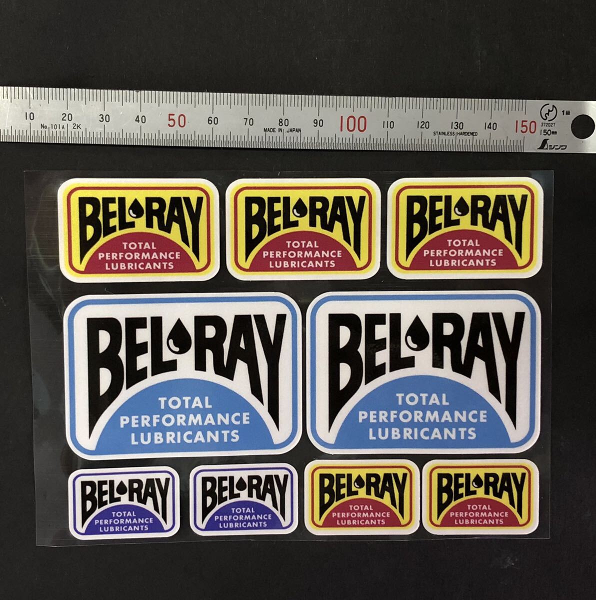 【未使用】送料無料 BEL-RAY ステッカー ベルレイ GS1000 クーリーレプリカ GS1000S GS750 CB750F CB900F CB1100R Z1 Z2 Z1-R ...