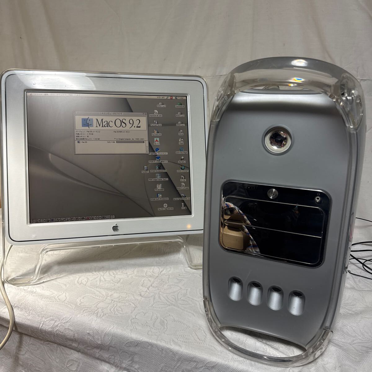 【やや傷や汚れあり】Apple:Power Mac G4 M8570/Studio Display モニター セット PowerMacG4 ...