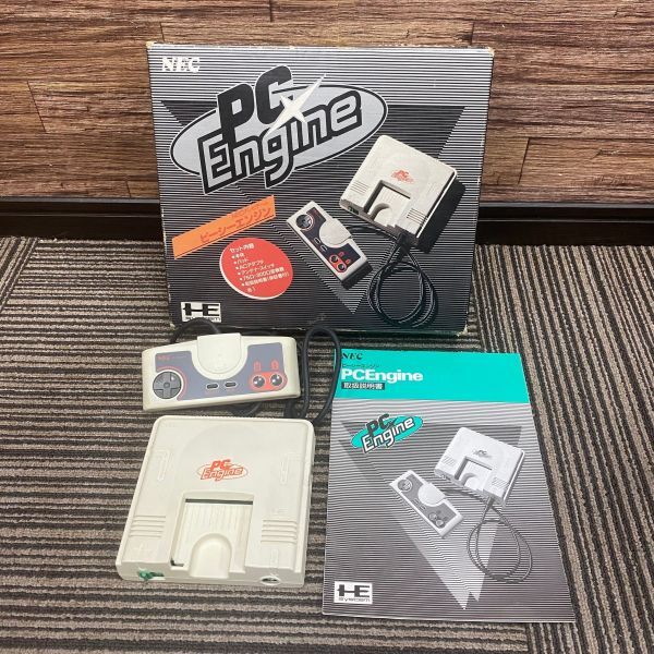 【傷や汚れあり】U210-S2 NEC PC Engine PCエンジン PCE 本体 PI-TG001 日本電気 ゲーム機 レトロゲーム 箱/説明書 シリアル一致/コントローラー付 ...