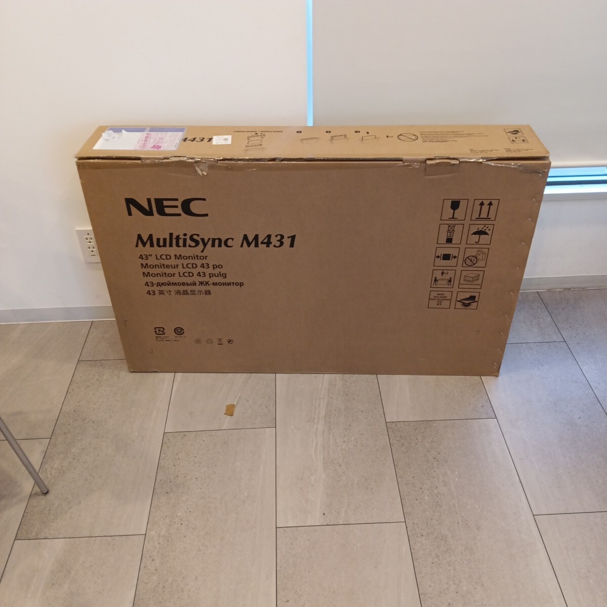 【未使用に近い】NEC 最安値 4 k 対応 デジタルサイネージ マルチシンク M 431 MultiSync M431 液晶モニター 43 ...