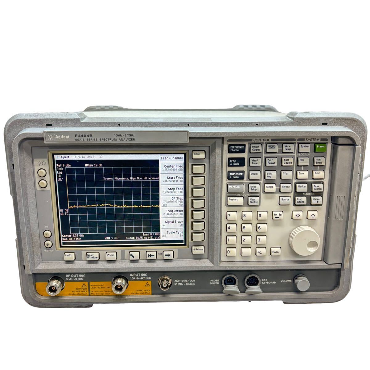 【やや傷や汚れあり】Agilent 35670Aスペクトラムアナライザー 中古品一般な通電まで済みです。動作未確認です。研究所廃棄処分品です ...