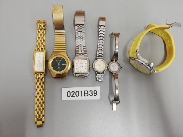【中古】0201B39 腕時計 ジャンク品 おまとめ6点 SEIKOセイコー LANDY CHRISTIAN MODE など ※動作未確認 の ...