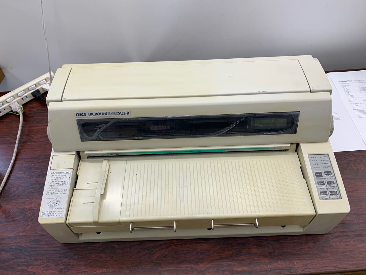 【傷や汚れあり】X321)印刷可 OKI ドット インパクト プリンター MICROLINE 8480SU2-R USBの落札情報詳細 - Yahoo!オークション落札価格検索 オークフリー