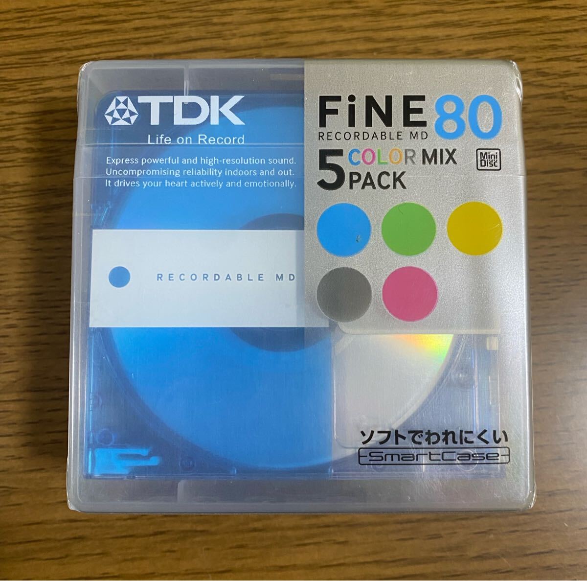 【未使用】新品 未開封 MD TDK FINE 5枚 80分 color mix 当時物 レア 廃盤 mini disc ミニディスク MDディスク ファイン 5カラーの落札情報詳細 ...