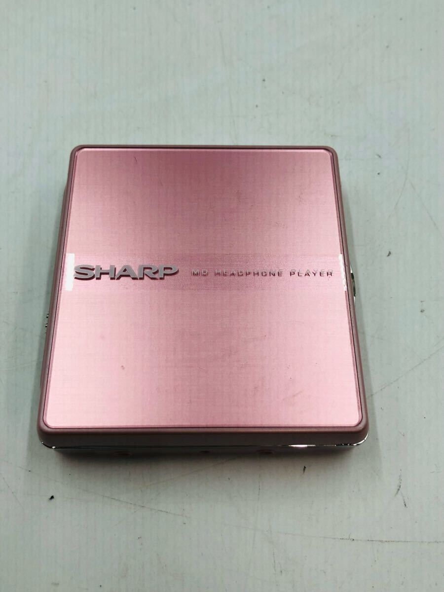 【目立った傷や汚れなし】 SHARP シャープ MDプレイヤー MD-ST600-P ピンク MD ポータブルMDプレーヤー 通電未確認の落札 ...