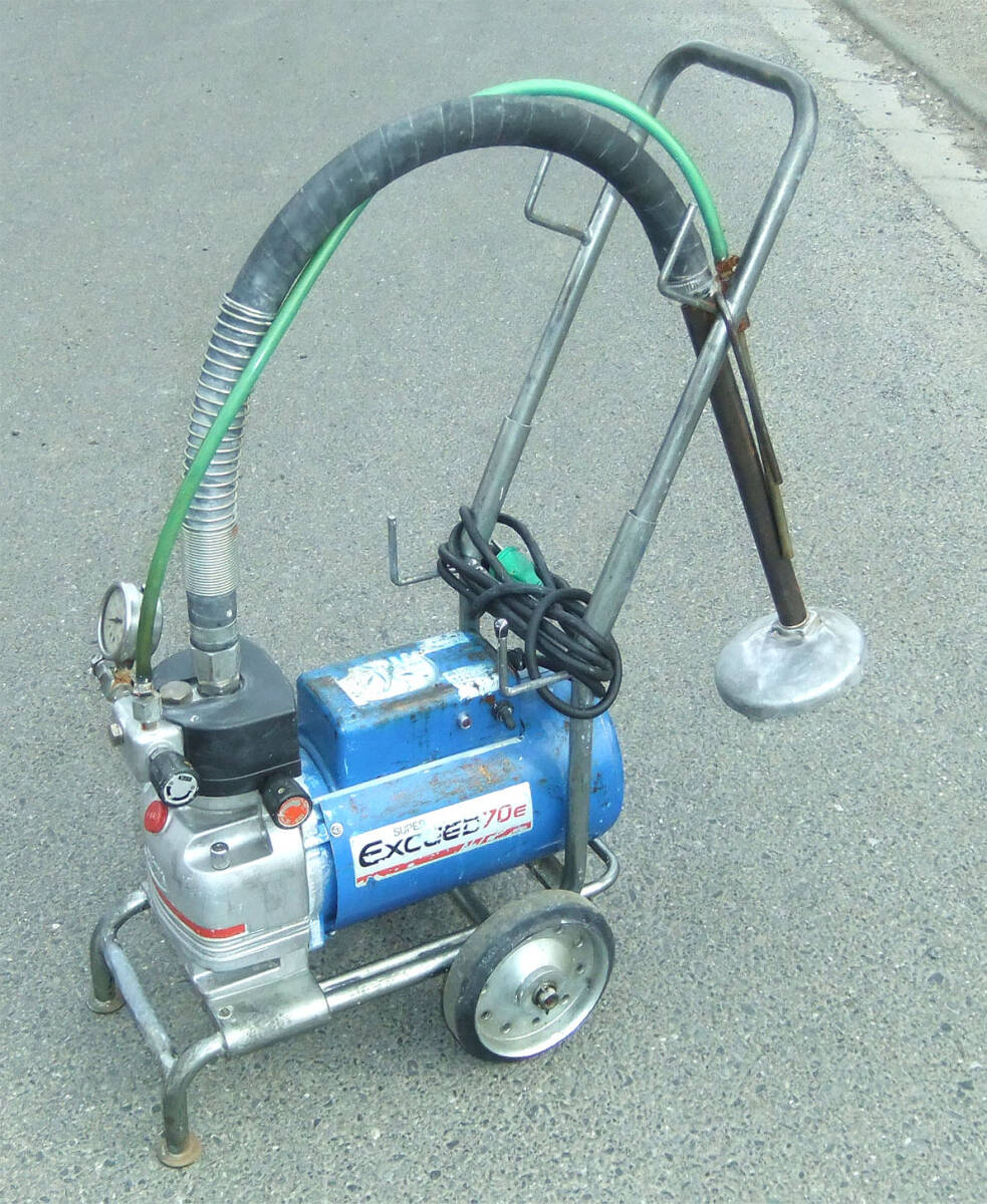 【目立った傷や汚れなし】おすすめ商品 SEIWA セイワ エアレス塗装機 スーパーエクシード SUPER EXCEED 70E 100V ...