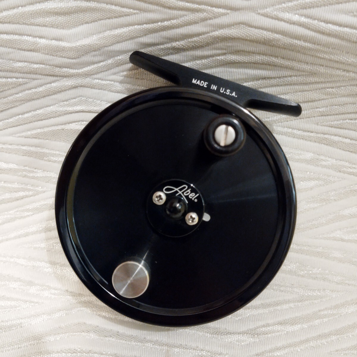 【目立った傷や汚れなし】 美品 Abel TR2 ( TR-2 ) ( TR 2 ) Fly Reel 希少な初期のソリッド(穴無し) エーベル フライリール ＃4~5ライン位 MADE IN ...