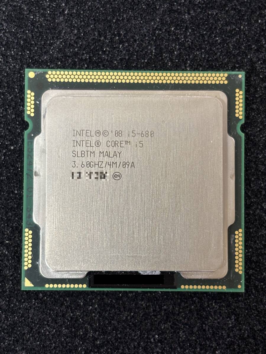【やや傷や汚れあり】Intel Core i5 680 3.60GHZ SLBTMの落札情報詳細 - Yahoo!オークション落札価格検索 ...