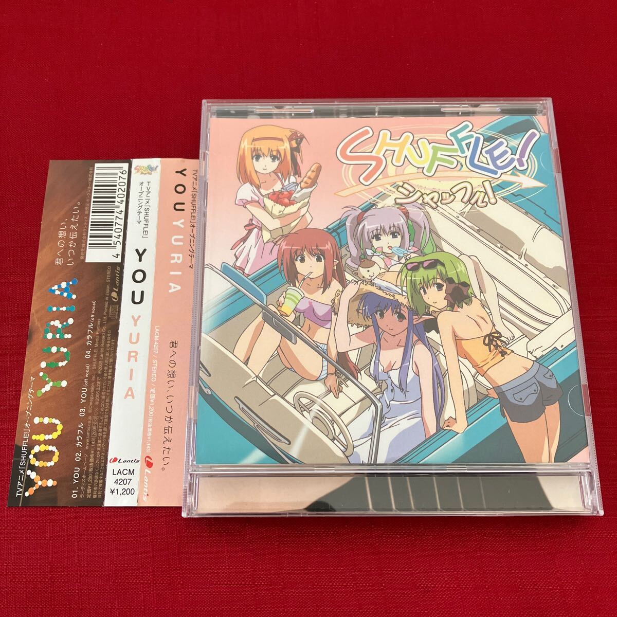 【目立った傷や汚れなし】WY1【盤面美品】帯付 YURIA／YOU CD アニメ シャッフル shuffleの落札情報詳細 - Yahoo!オークション落札価格検索 オークフリー