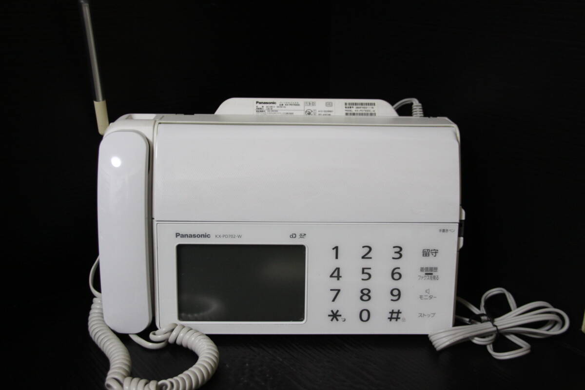 【目立った傷や汚れなし】＜パナソニック KX-PD702-W＞親機、FAX付デジタルおたっくす、タッチパネル液晶の落札情報詳細 - Yahoo ...