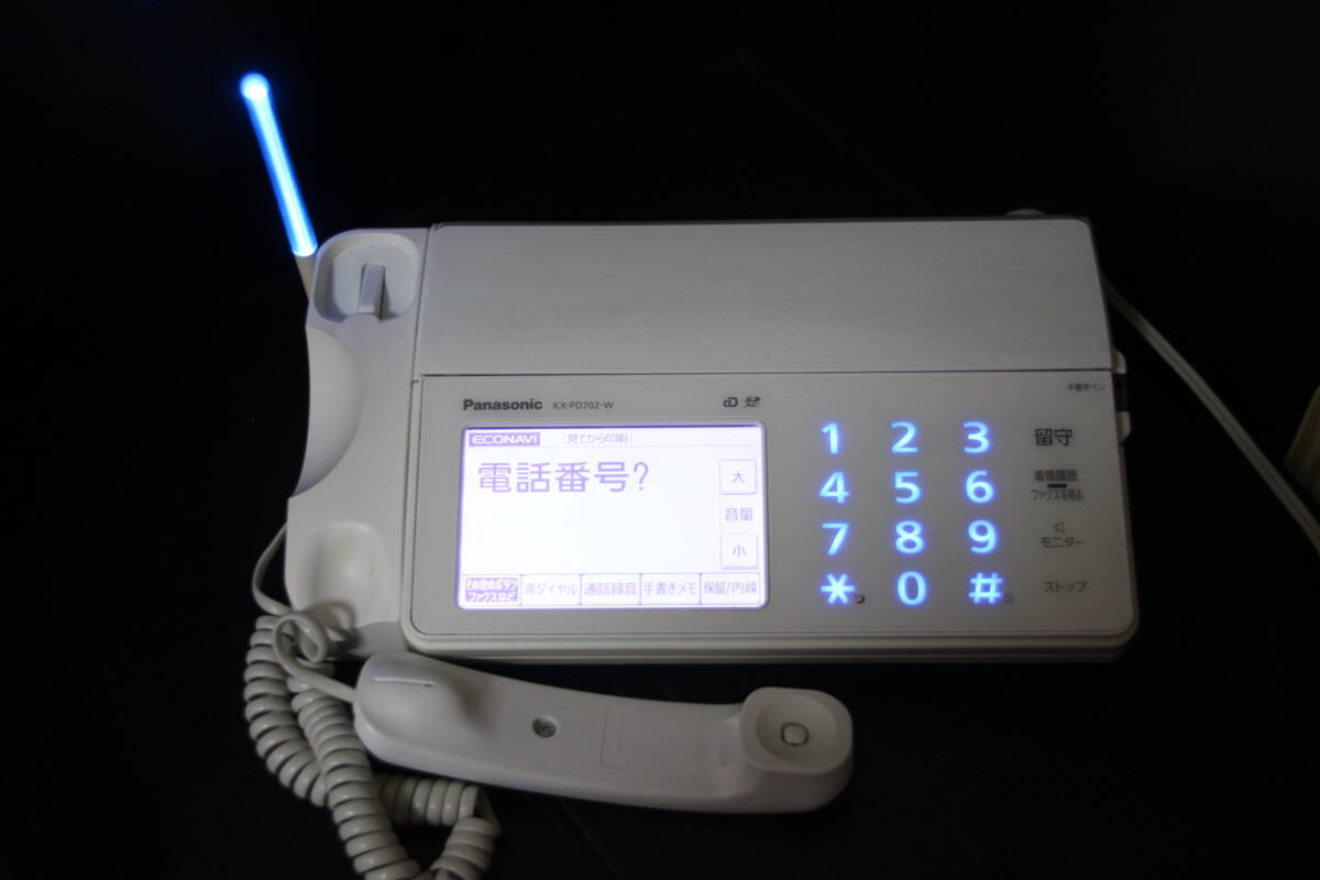 【目立った傷や汚れなし】＜パナソニック KX-PD702-W＞親機、FAX付デジタルおたっくす、タッチパネル液晶の落札情報詳細 - Yahoo ...