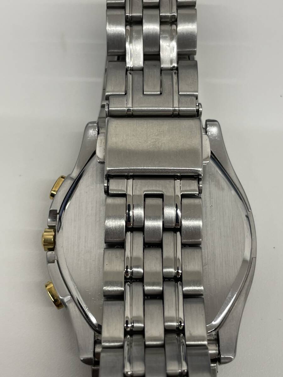 【傷や汚れあり】797 CITIZEN シチズン EXCEED エクシード 7701-H02608 メンズ クォーツ 電池 ブレス社外品 動作 ...