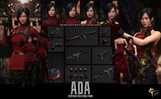【やや傷や汚れあり】【開封品】Master Team MTTOYS Ada Wong チャイナドレスVer. 1/6 アクションフィギュア ...