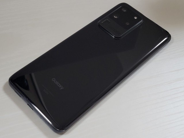 【やや傷や汚れあり】 ★【52482WM】 完動品 au SCG03 SAMSUNG Galaxy S20 Ultra 5G コスミック ...