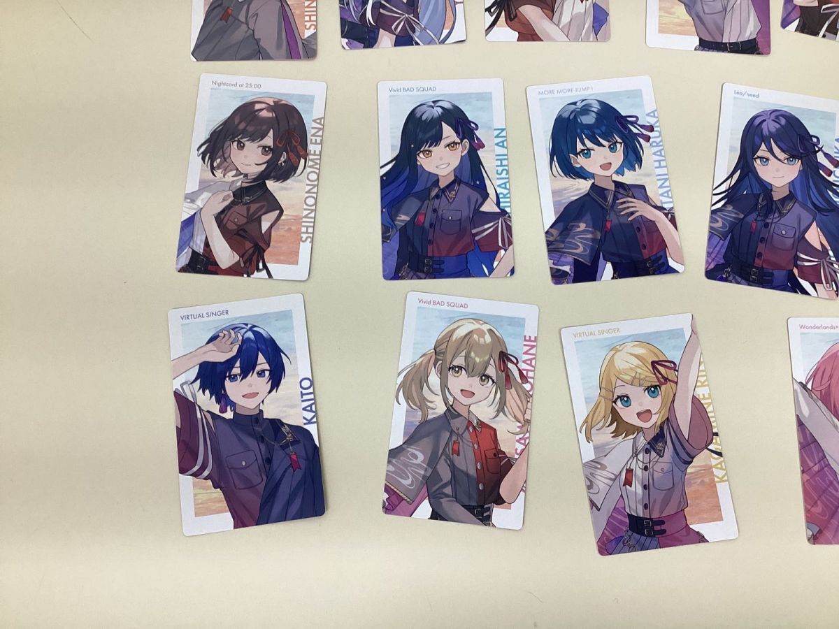 【傷や汚れあり】05【現状】 プロジェクトセカイ グッズ COLORFUL LIVE 4th -Unison- ePick card series 箔押し有り 暁山瑞希 桐谷遥 白石杏 他 プ ...