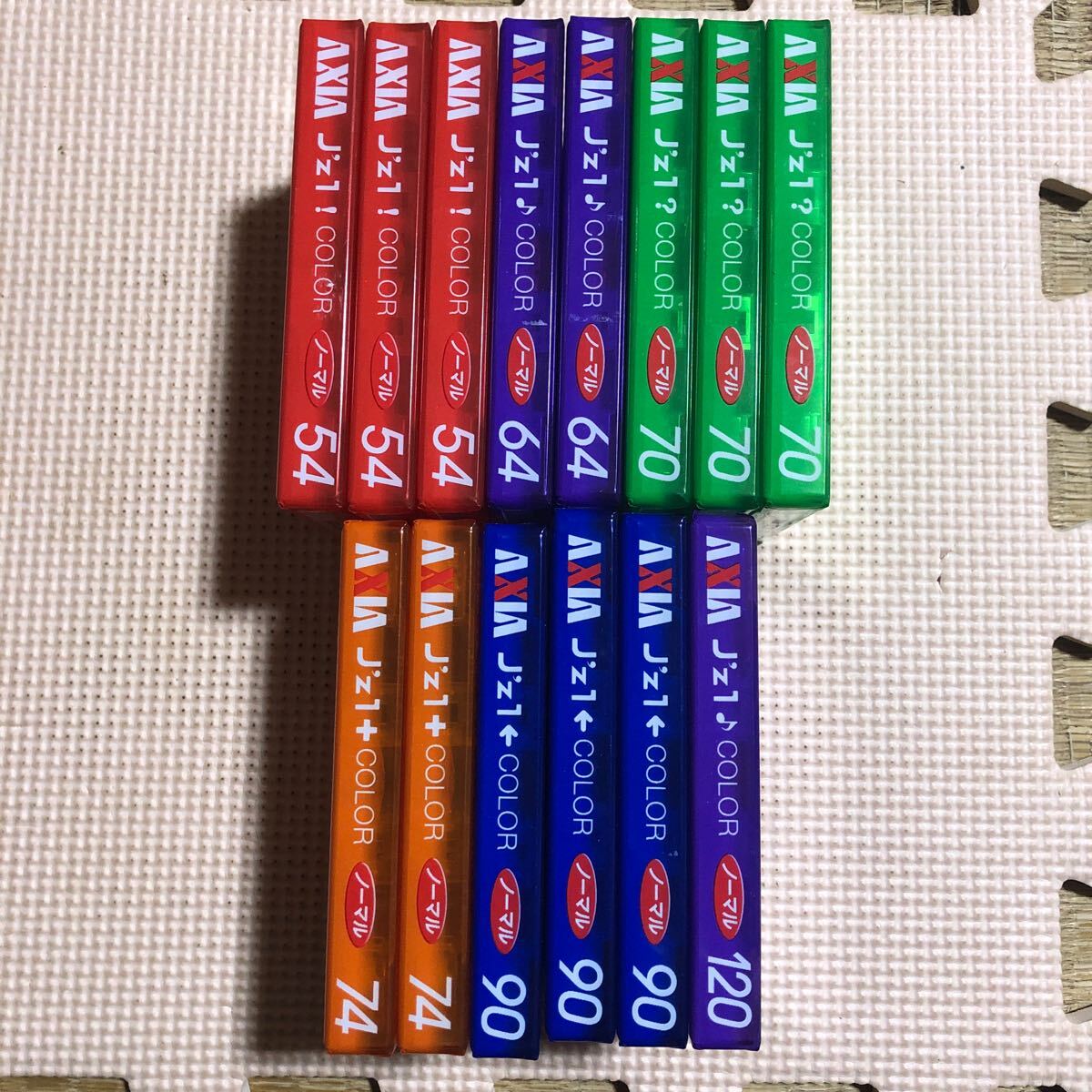【未使用】AXIA J'Z1 COLOR 54x3.64x2.70x3.74x2.90x2.120.ノーマルポジション カセットテープ14本セット【未開封新品】★★の落札情報詳細 ...