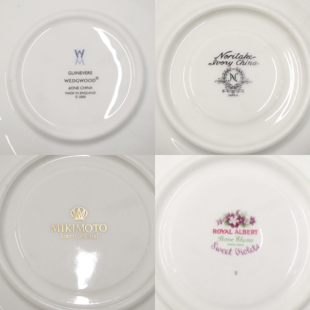 【やや傷や汚れあり】★ブランド カップ＆ソーサ―まとめ売り/Richard Ginori リチャードジノリ/WEDGWOOD ウェッジウッド/MIKIMOTO ミキモト/他 キッチン⑤の落札 ...