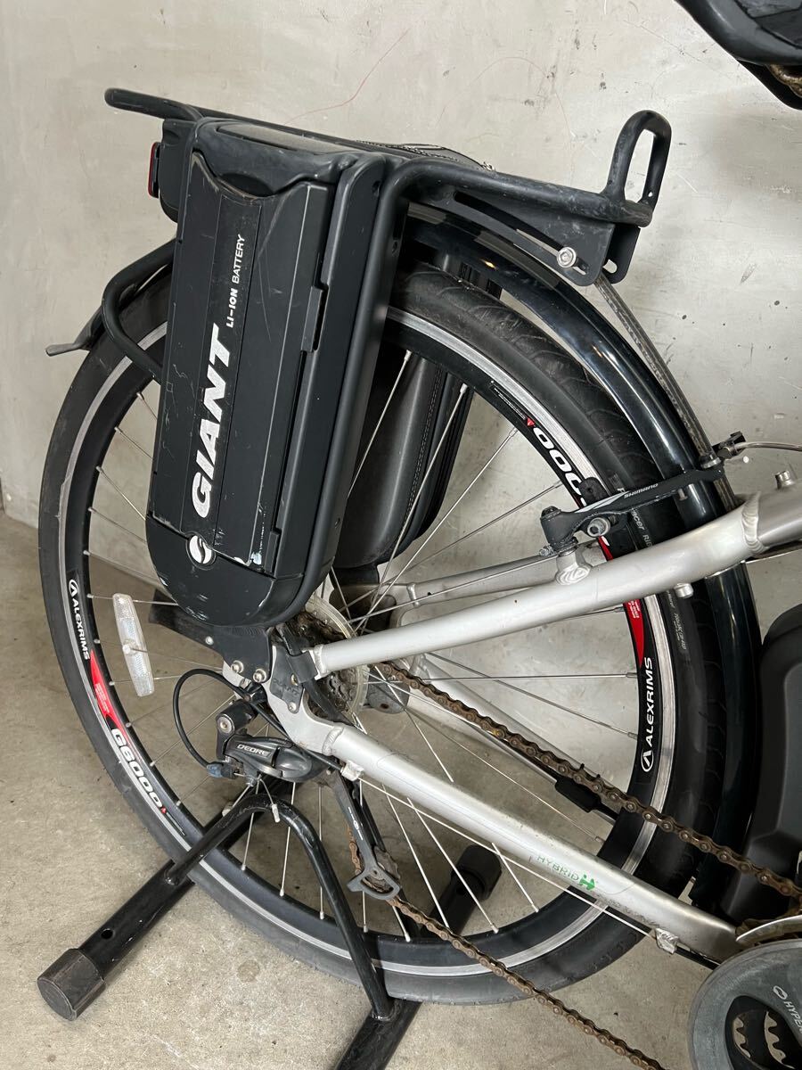【傷や汚れあり】電動アシスト自転車 GIANT CRS HBジャイアント ハイブリッドスポーツサイクル未整備品 現状お渡し 直接お渡しの落札 ...