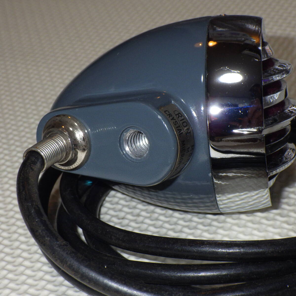 【目立った傷や汚れなし】【レア】RION M220 Crystal Microphone 動作品 クリスタルマイク（Bullet ...