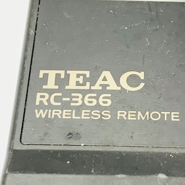 【やや傷や汚れあり】TEAC RC-366 ティアック リモコン 「4408」の落札情報詳細 - Yahoo!オークション落札価格検索 オークフリー