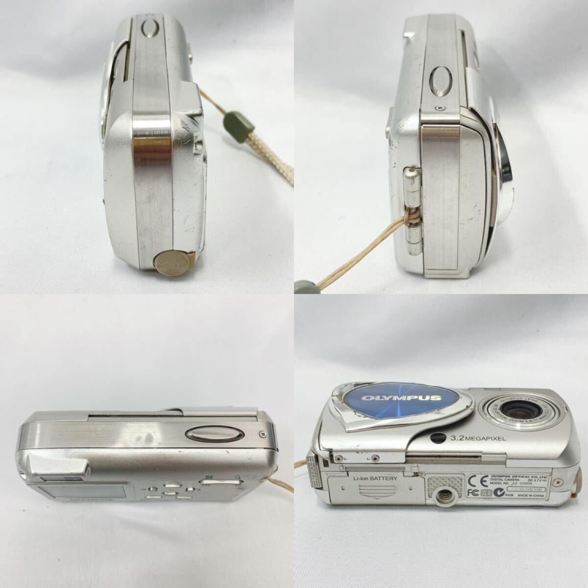 【やや傷や汚れあり】コンパクトカメラ デジカメ 3点セット/OLYMPUS μ-10 DIGITAL オリンパス ミュー/パナソニック ...