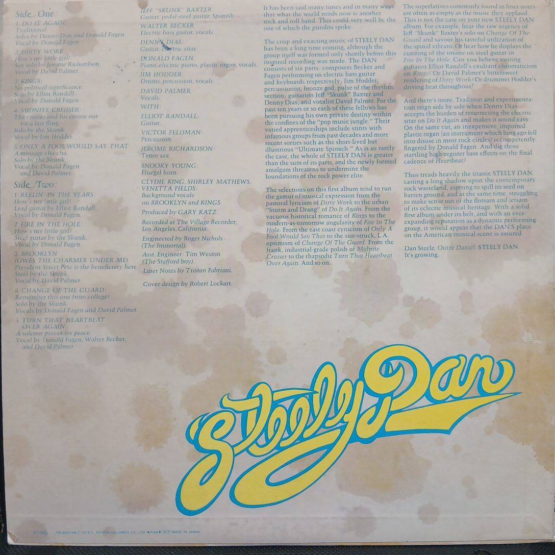 【目立った傷や汚れなし】日本ABC盤LP 的ラベル Steely Dan / Can't Buy A Thrill 1978年 コロムビア YW-8023-AB スティーリー・ダン AOR ...