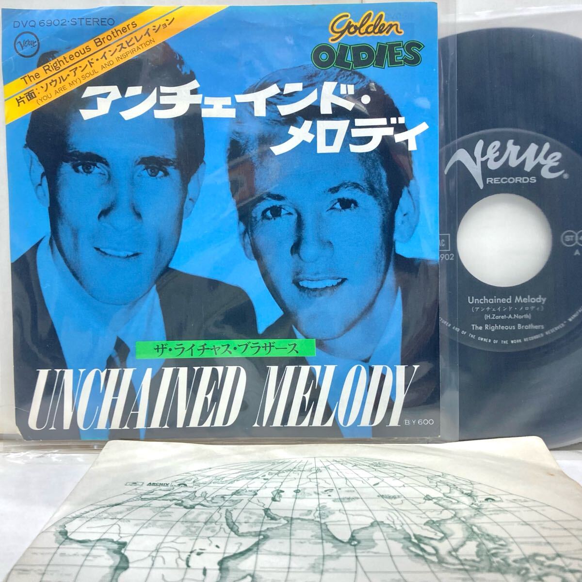 【やや傷や汚れあり】Unchained Melody アンチェインド・メロディ / The Righteous Brothers ライチャス・ブラザーズ 【EP アナログ レコード】の落札情報 ...