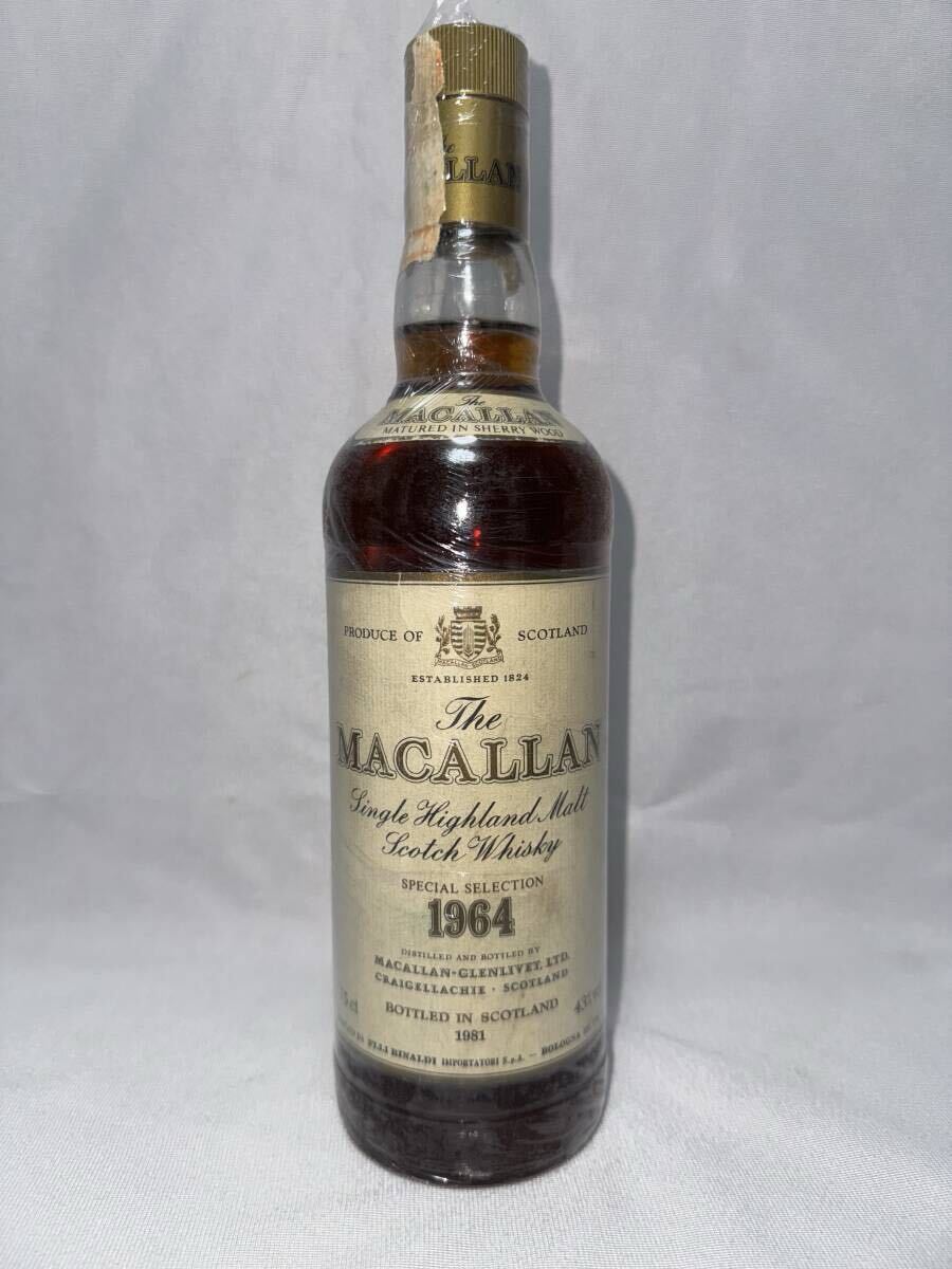 【未使用】The MACALLAN 1964 SPECIAL SELECTION オールドボトル マッカラン 1964 (12年 18年 25年 30年の落札情報詳細 - Yahoo ...