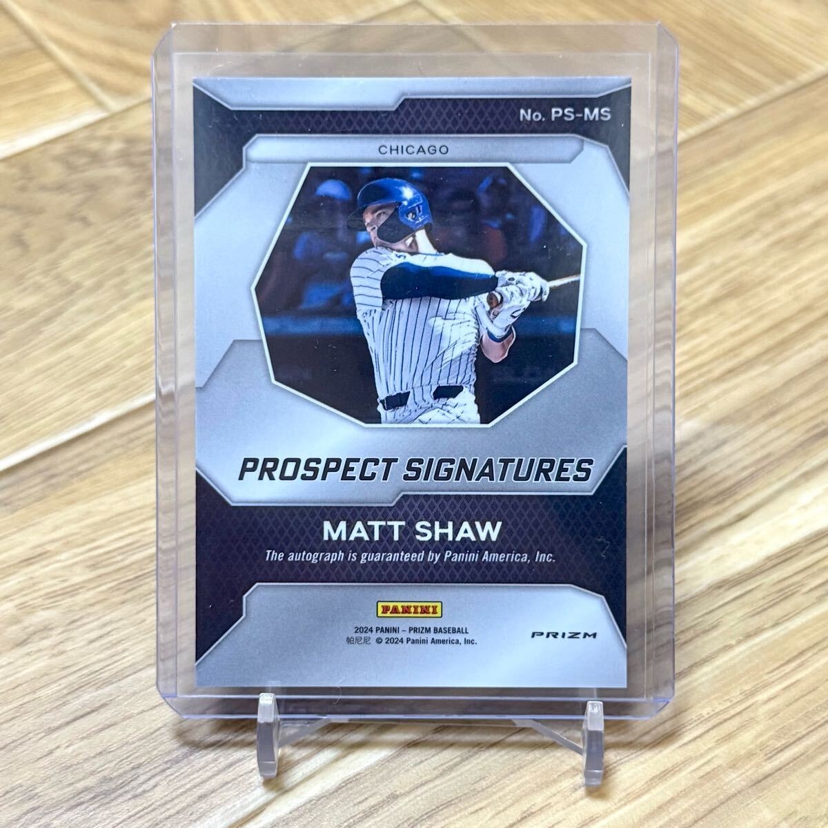 【目立った傷や汚れなし】1円スタート！2024 Panini Prizm Matt Shaw RC Rookie Autograph ...