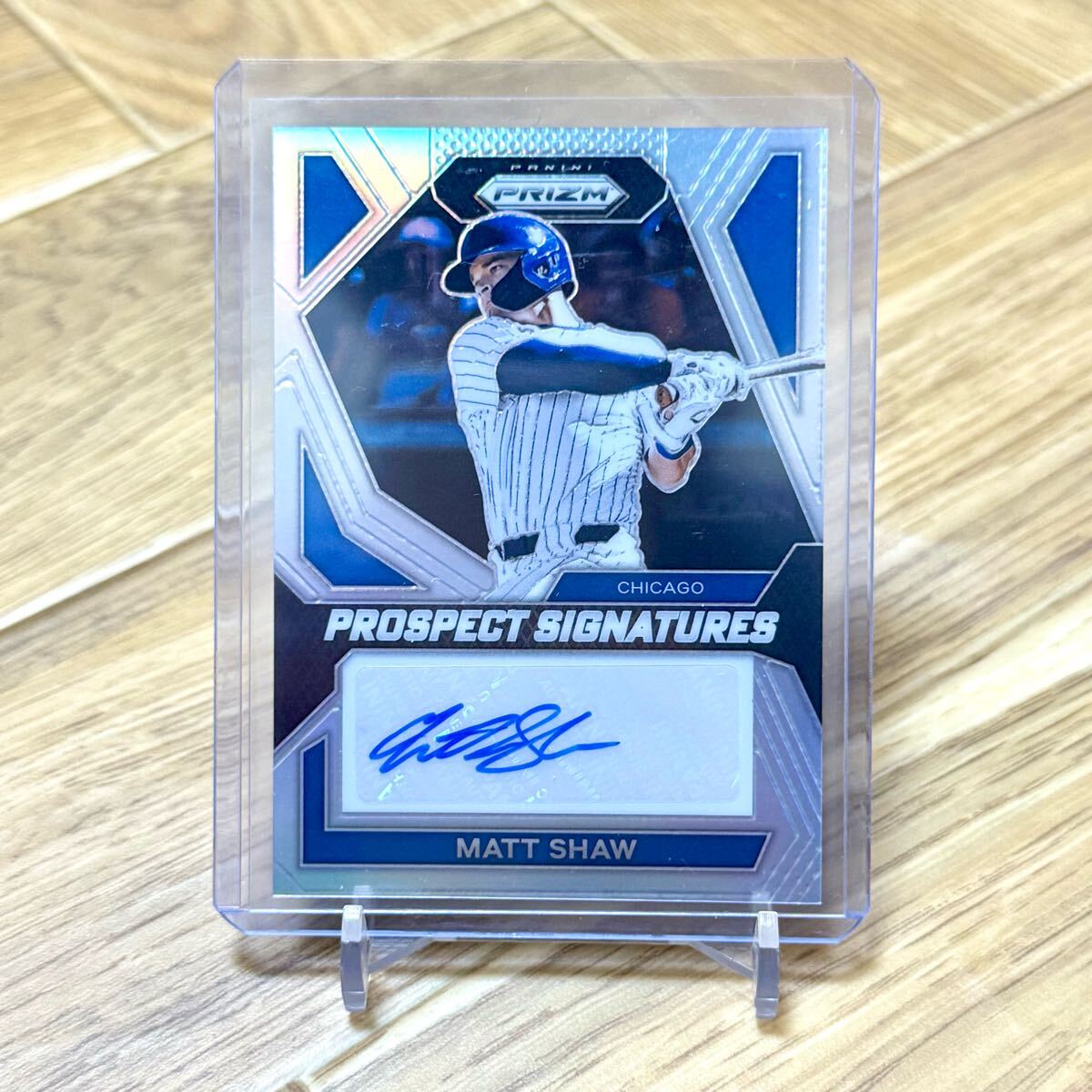 【目立った傷や汚れなし】1円スタート！2024 Panini Prizm Matt Shaw RC Rookie Autograph ...