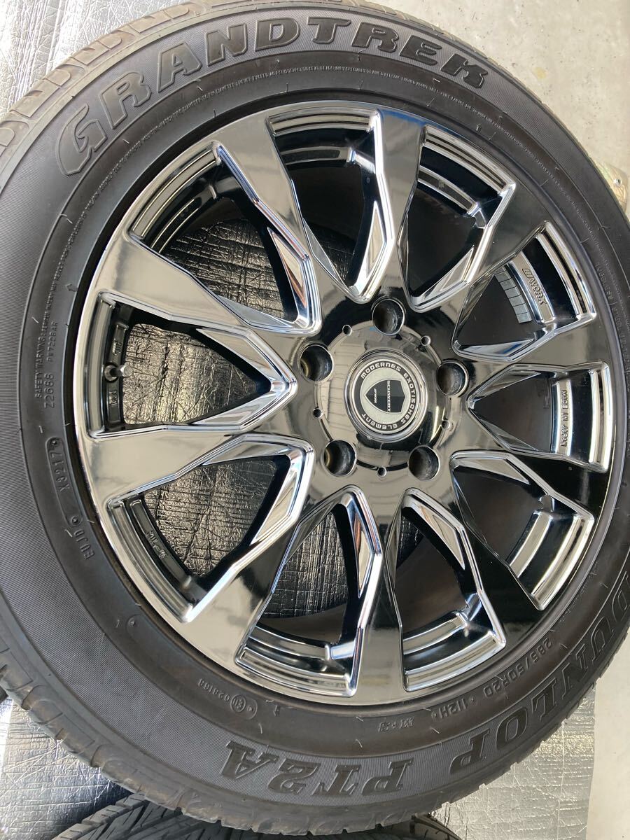 【やや傷や汚れあり】WORK SCHWERT SC2 20x9.5 +55 5H150 シュヴァート 285/50R20 ラダ LX470 ...