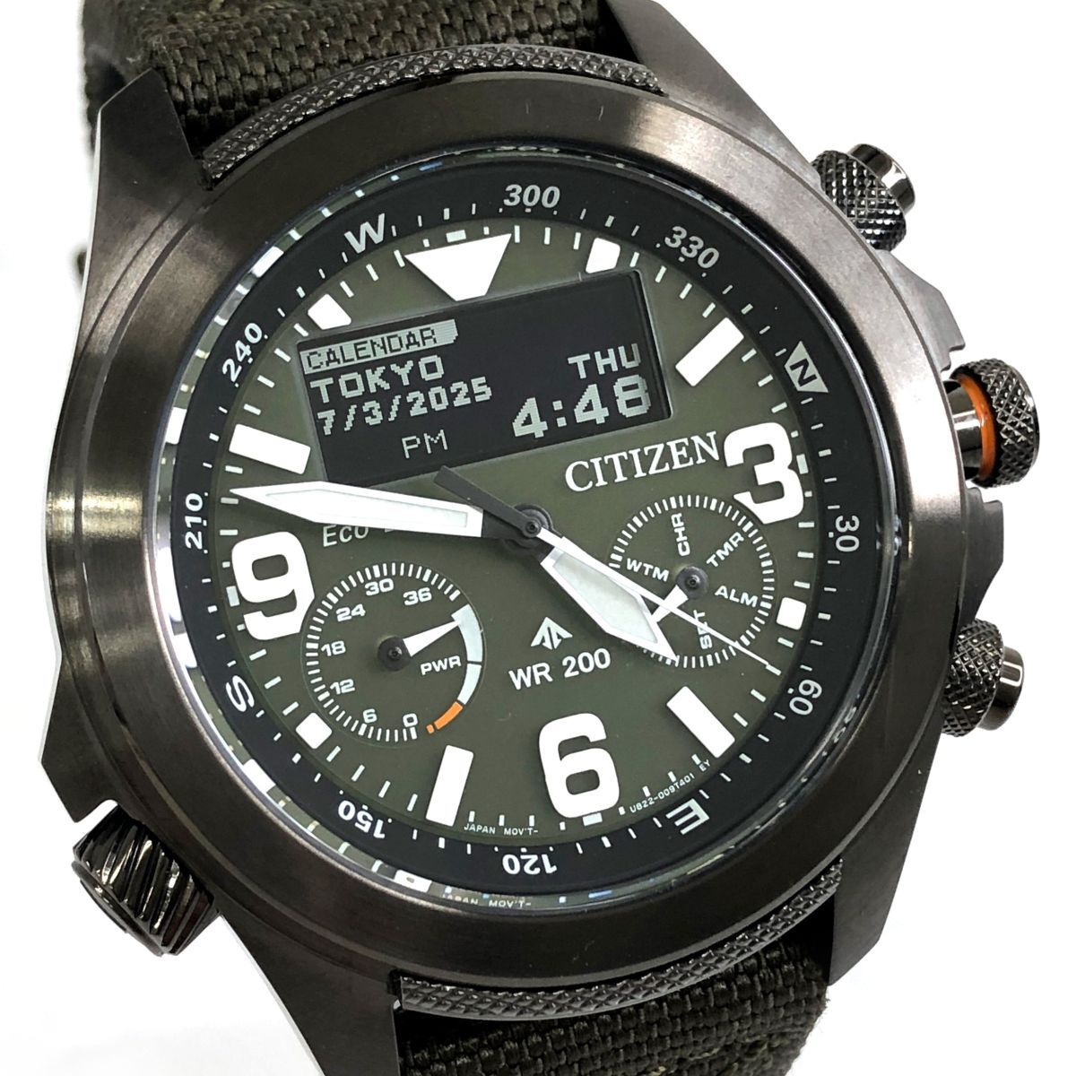 CITIZEN/シチズン PROMASTER プロマスター C460-Q01563 NAVITACH WORLD TIME フェイスのみ 稼働品【B25-101】の落札情報詳細 - Yahoo ...