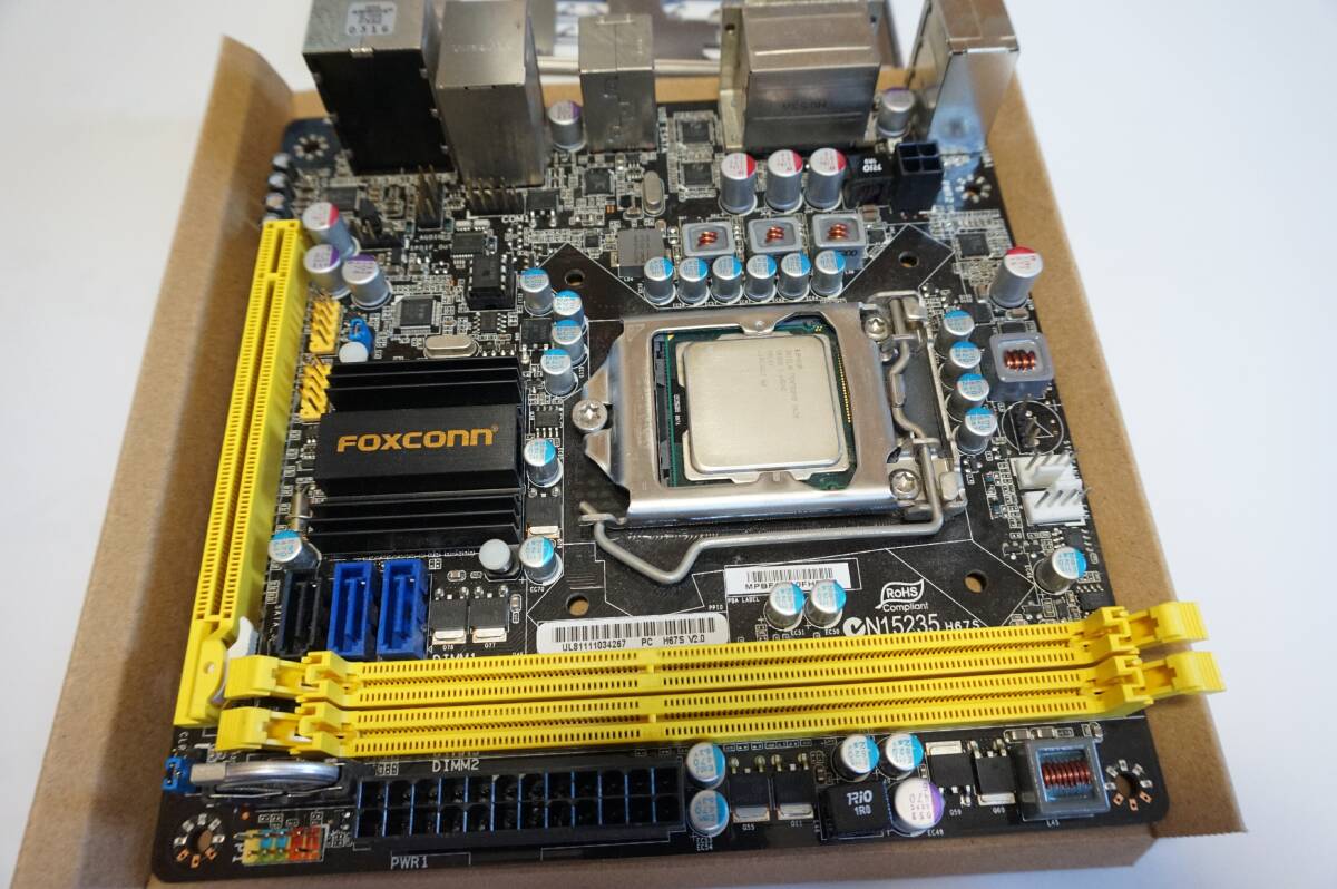【やや傷や汚れあり】FOXCONN H67S-B3 PentiumG620 DDR3メモリ2GBx2セットの落札情報詳細 - Yahoo ...