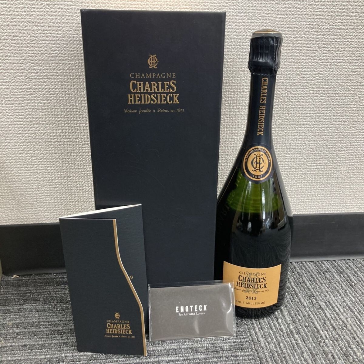 【傷や汚れあり】M217-I72-1357 CHARLES HEIDSIECK シャルル エドシック 2013 ブリュット ミレジム ...