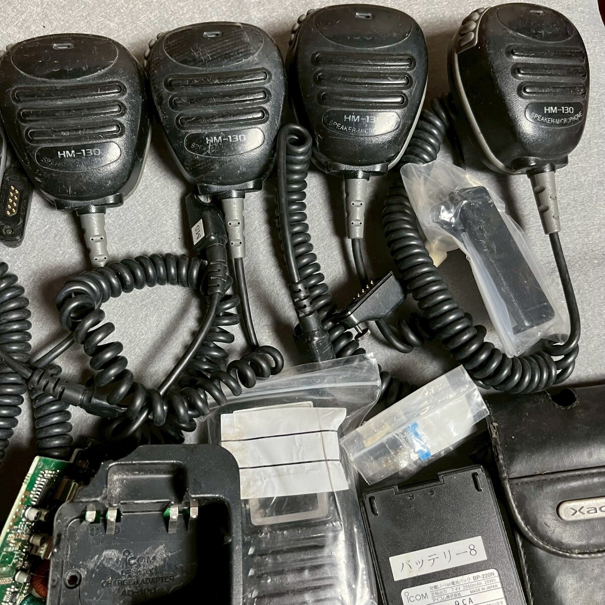【傷や汚れあり】【1円スタート】 無線機 トランシーバー 大量 まとめ売り 動作未確認 傷あり HM-130 HM-1838J など 大量 マイク アイコム アマチュア無線の落札情報詳細 ...